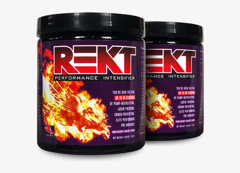 Two Tubs Of Rekt Preworkout Performance Optimizer - 624x608 PNG ...