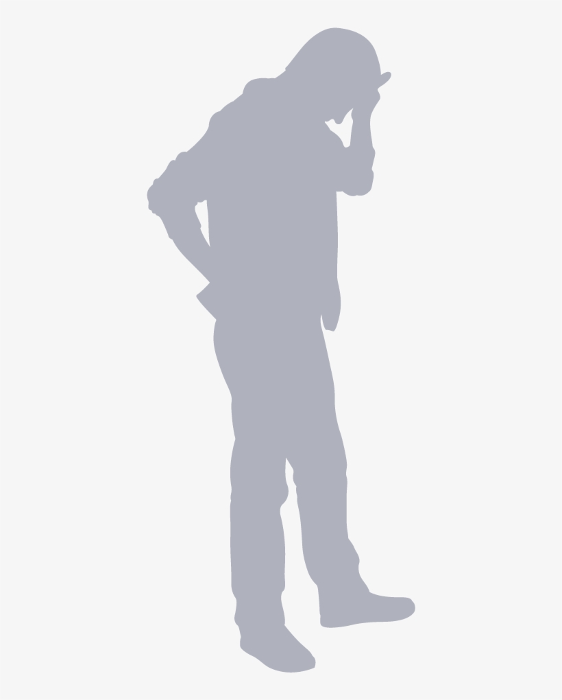 Men - Women - “ - Sad Man Vector - 392x940 PNG Download - PNGkit