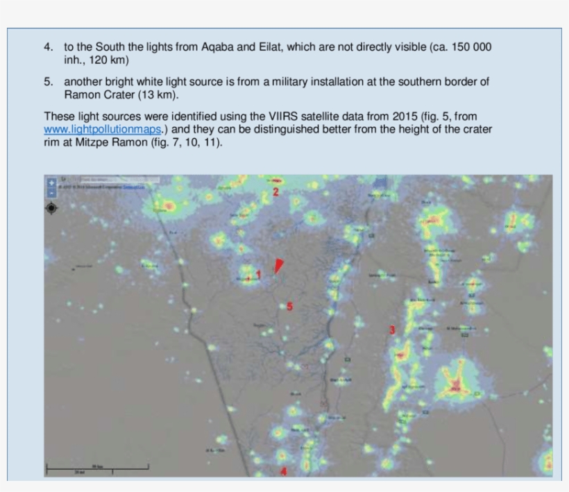 The Viirs 2015 Map Of The Region , The Arrow - Light - 850x694 PNG ...
