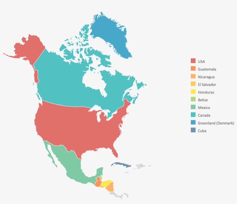North America Map - High Resolution North America Map - 2040x1430 PNG ...