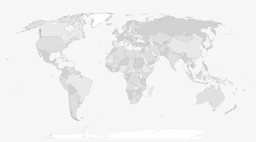 World Map - Black And White Atlas - 1200x620 PNG Download - PNGkit