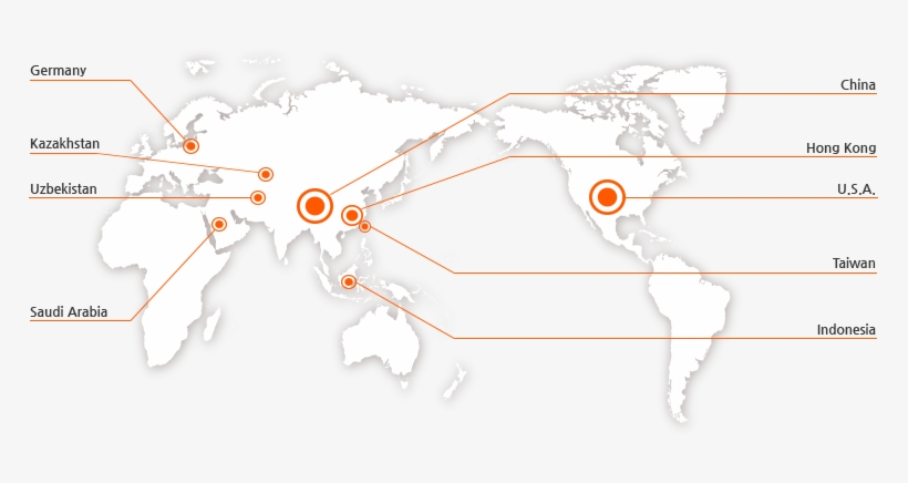 Customers - World Map - 767x356 PNG Download - PNGkit