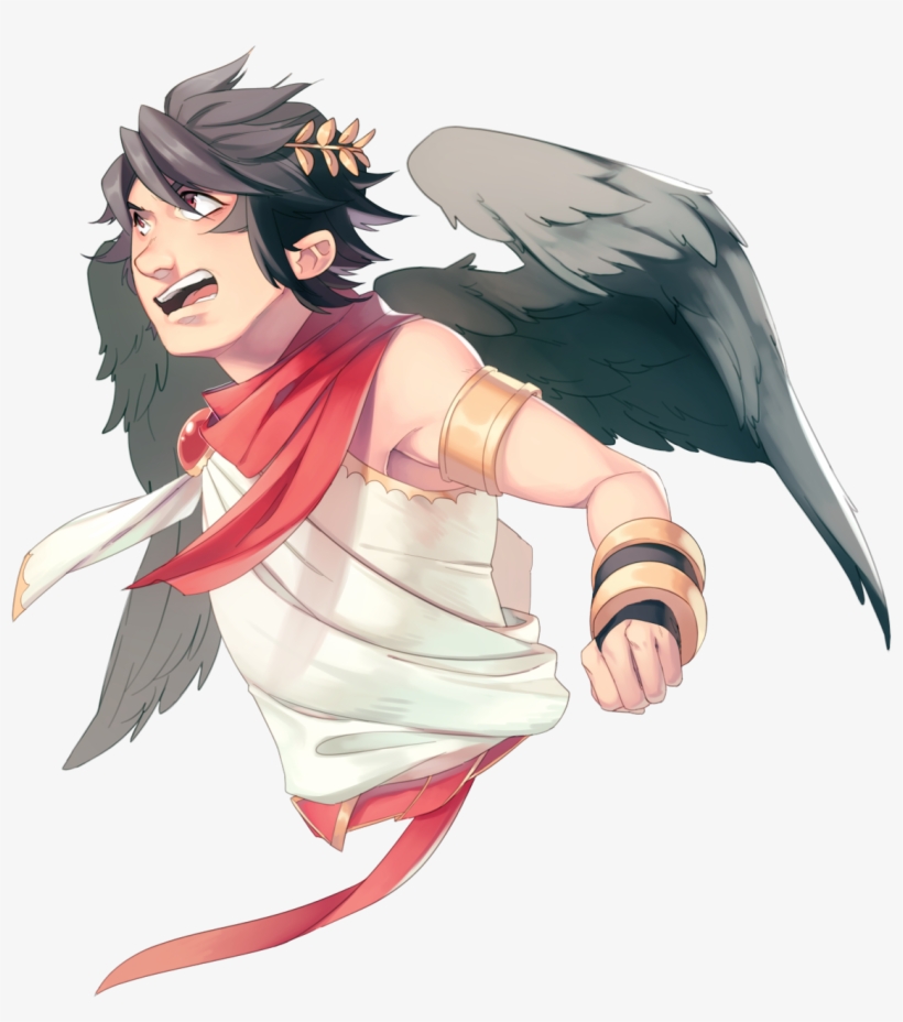 Images Of Dark Pit In White/red Colors From Smash Bros - Illustration ...