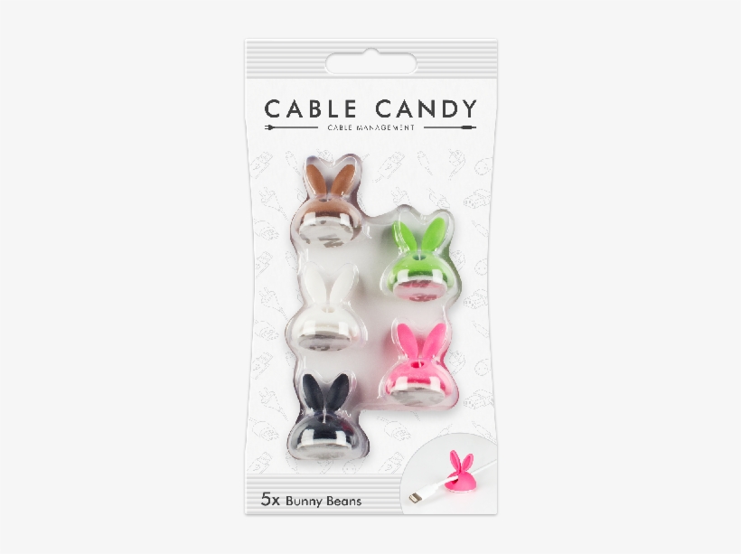 Colour Mix - Kabelmanager Cable Candy, Bunny Beans, 5 Stk Universal, - 600x600 PNG Download - PNGkit