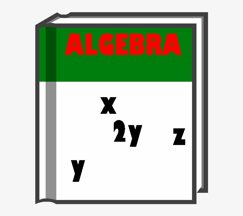 Algebra Book Clipart Image