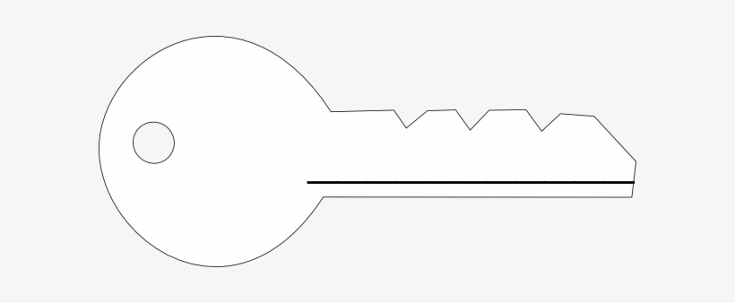 Blank Key Clip Art - 600x258 PNG Download - PNGkit