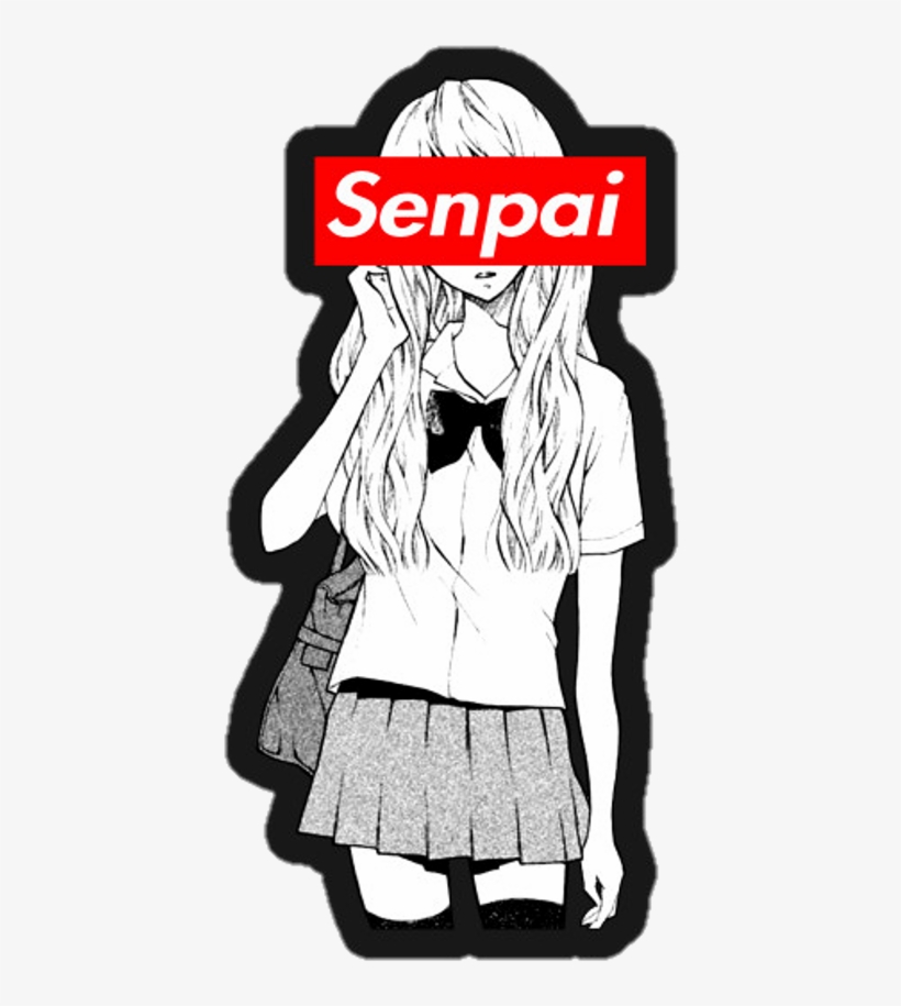 Senpai Sticker - 1024x1024 PNG Download - PNGkit