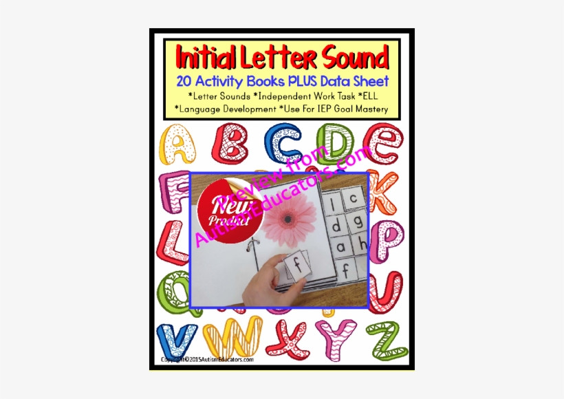 Letter Sounds Interactive Work Task Bundle For Autism/special ...