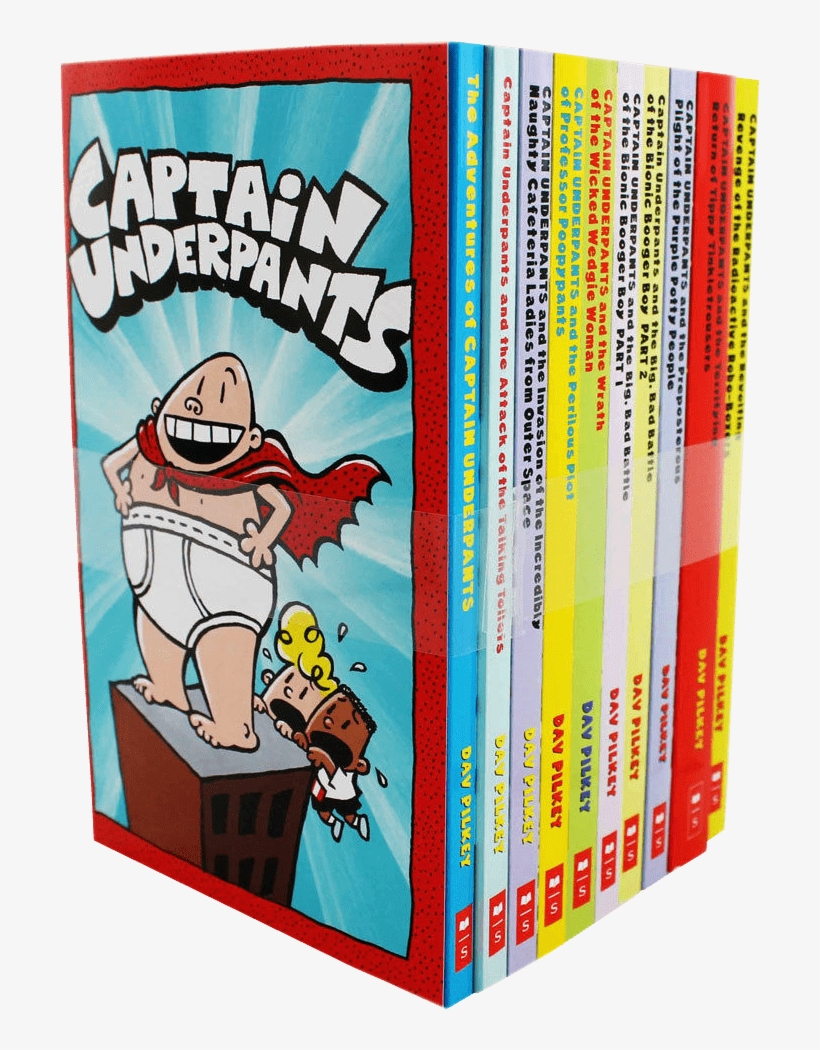 Captain Underpants Set - Captain Underpants Box Set By Dav Pilkey ...