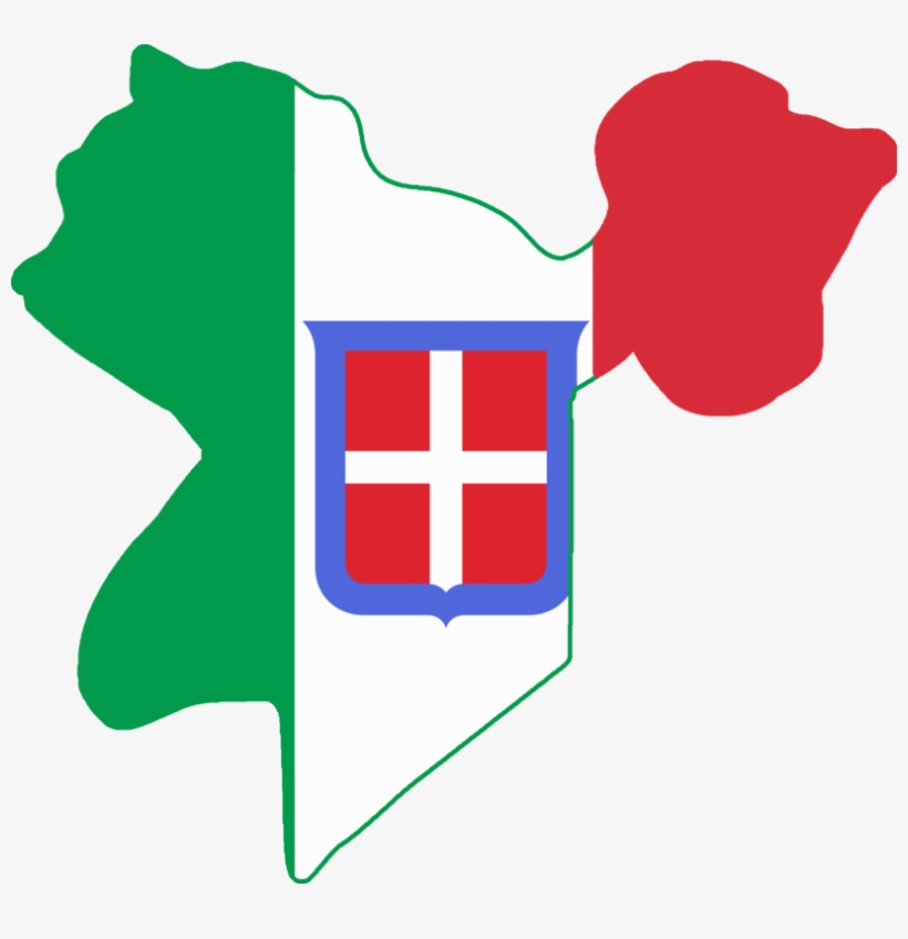 Flag Map Of Italian Libya - Italian Libya Flag Map - 810x768 PNG ...