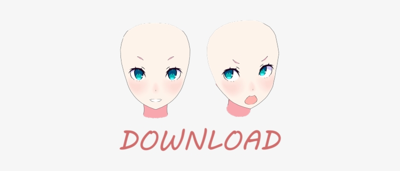 Image Image Image - Mmd Heads - 500x400 PNG Download - PNGkit