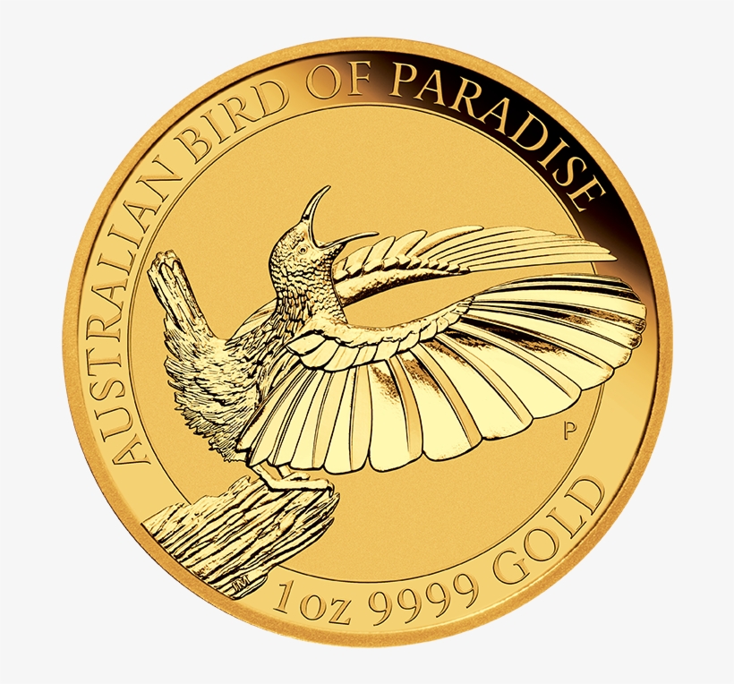 Birds Of Paradise Victoria's Riflebird 1oz Gold Coin - Gold Bird Of ...