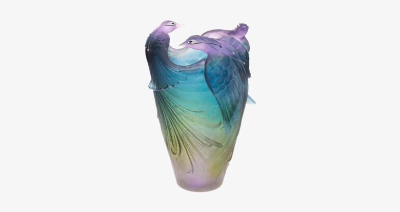Daum Birds Of Paradise Jewels Vase - 386x386 PNG Download - PNGkit