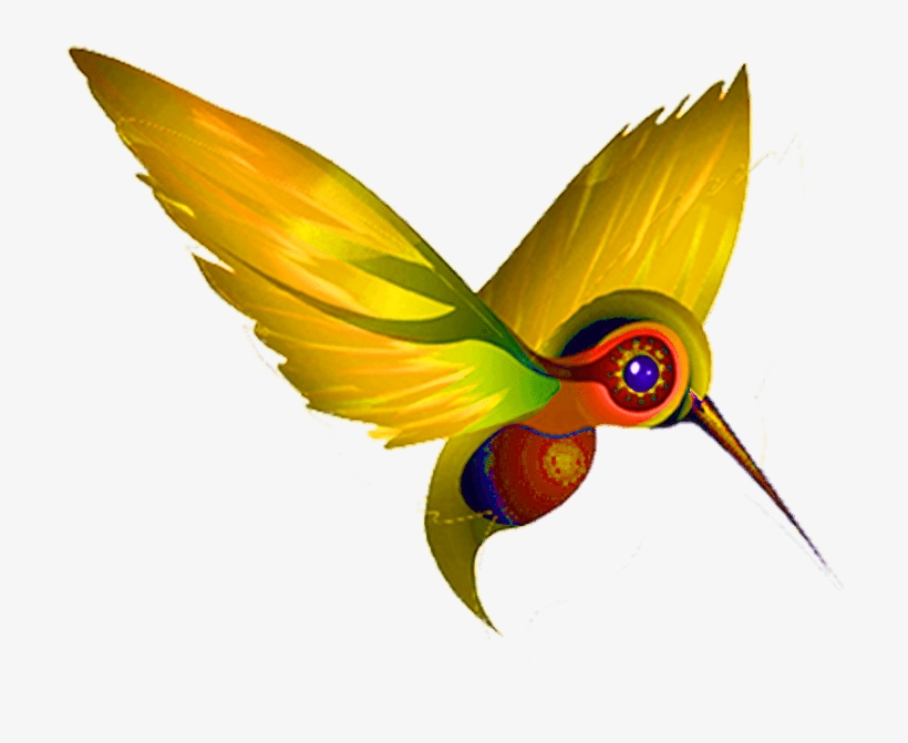 Yellow Humming Bird - Hummingbird - 750x600 PNG Download - PNGkit