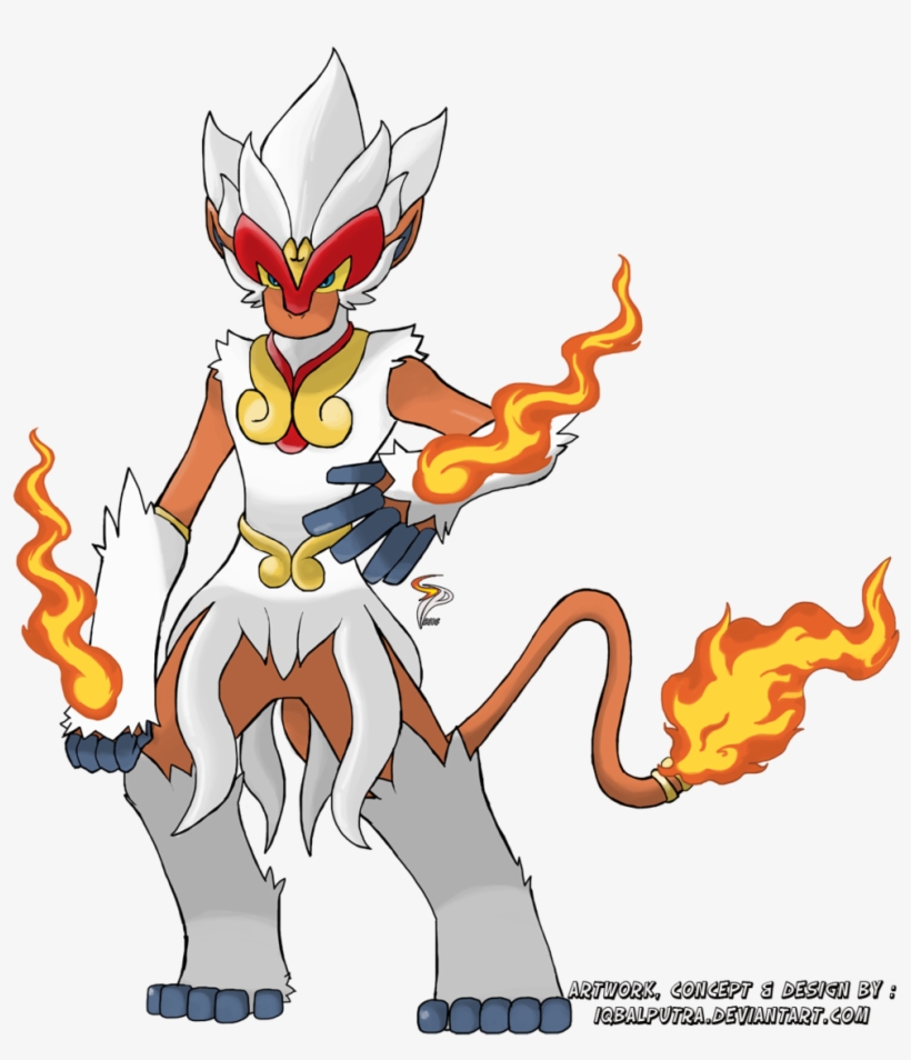 Mega Infernape By Iqbalputra-d7rw4t5 - La Mega Evolucion De Infernape ...