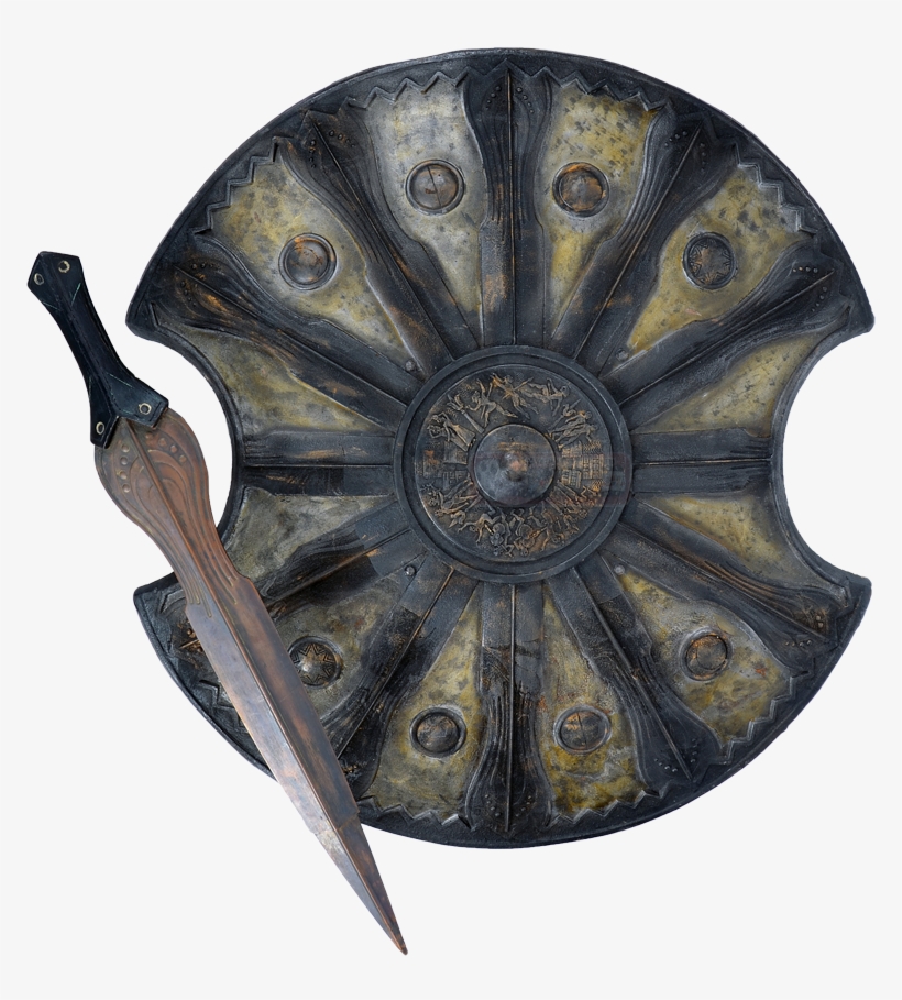 39541517 - Brad Pitt Achilles Shield - 800x859 PNG Download - PNGkit