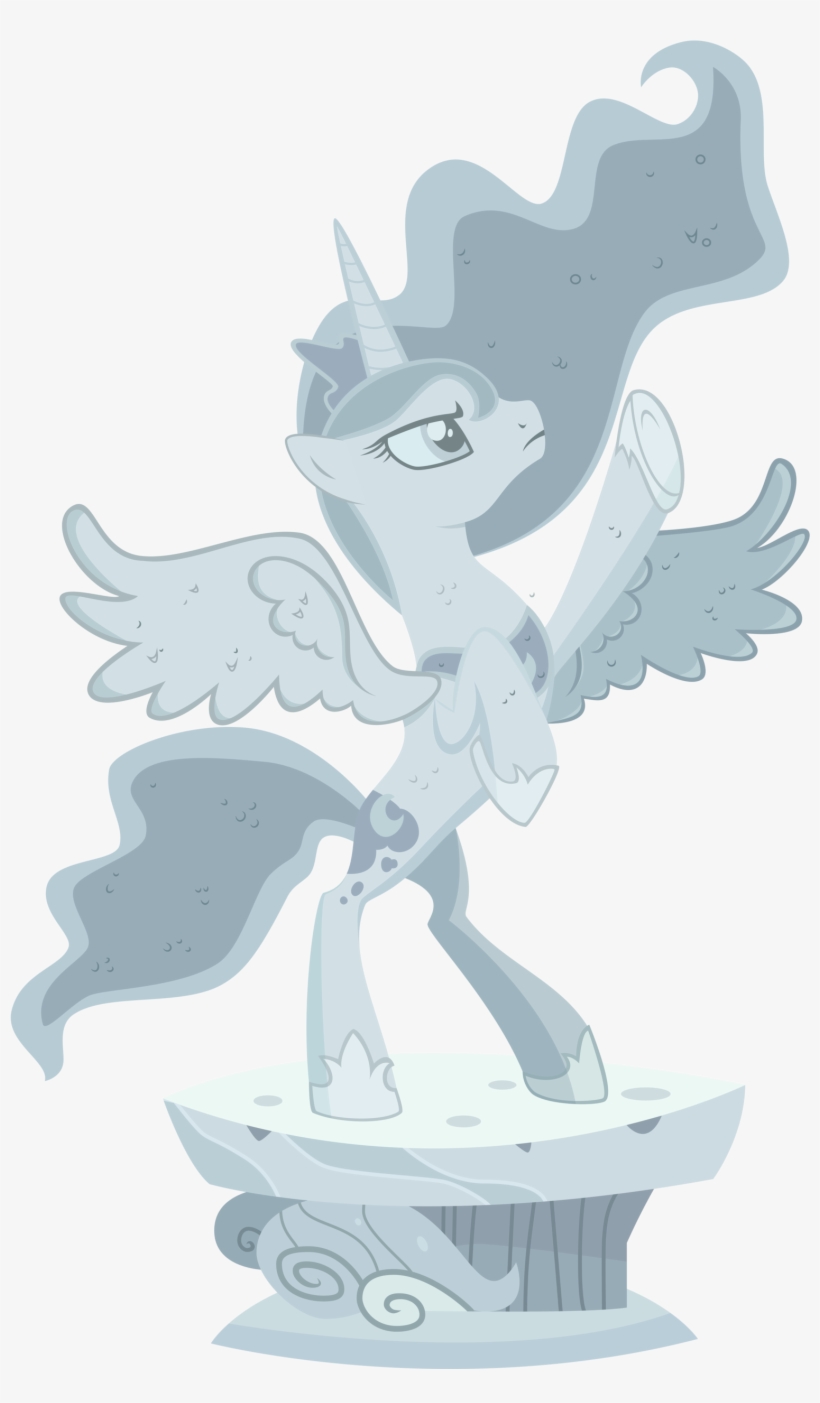 Luna Statue By Sircxyrtyx-d4sg6ep - Mlp Luna Statue - 1600x2514 PNG ...