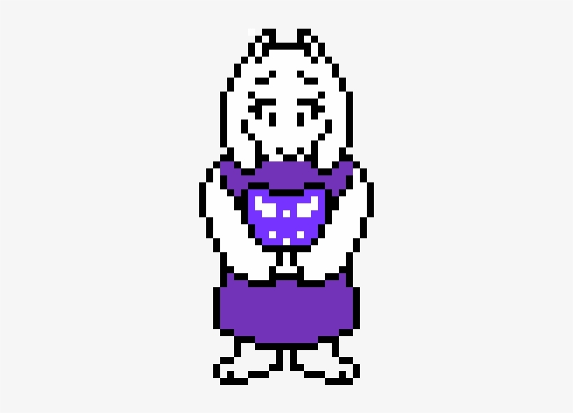 Undertale Pixel Art Toriel - 270x530 PNG Download - PNGkit