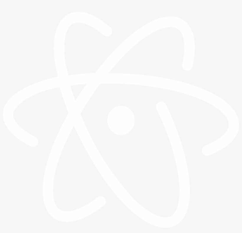 Atom Logo Black And White - Close Icon White Png - 2400x2192 PNG ...