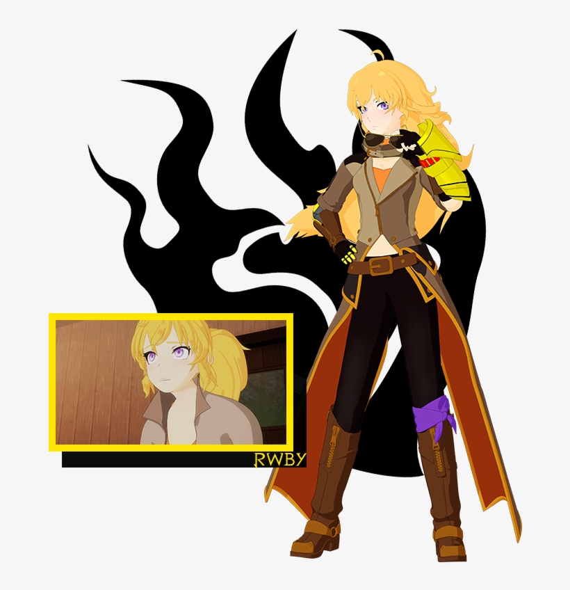 Rwby Jp Yang V4 Profile - Rwby Yang - 1109x807 PNG Download - PNGkit