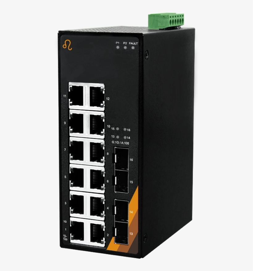 Eg2 1604 Sfp - 12-port Industrial Gigabit Unmanaged Ethernet Switch ...