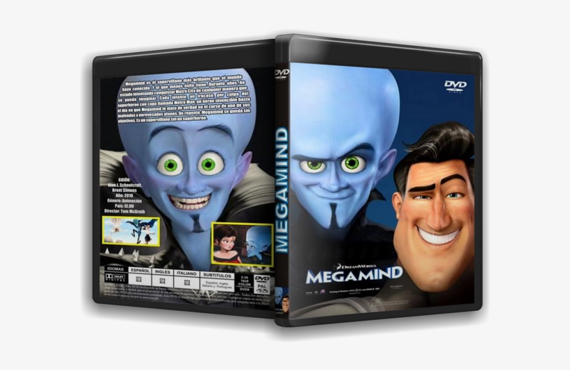 Megamind - Double-sided Poster: Megamind - Ferrell Vs. Pitt, 41x27in ...