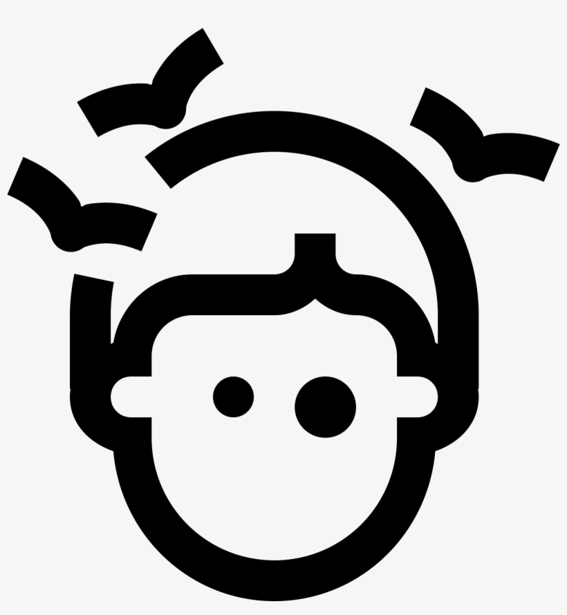 The Icon Is A Logo Of Dizzy Person - Icon Pusing - 1600x1600 PNG ...