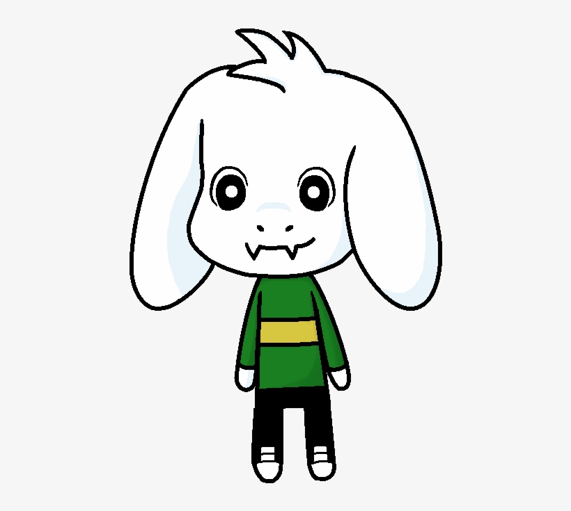 Asriel - Cartoon - 585x768 PNG Download - PNGkit