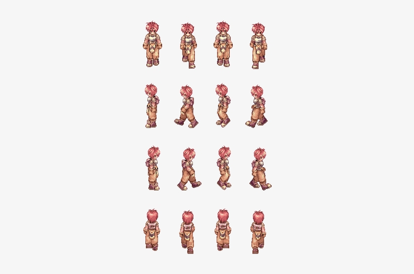 Download Transparent Character Texture Atlas From Ragnarok - 2d Game ...