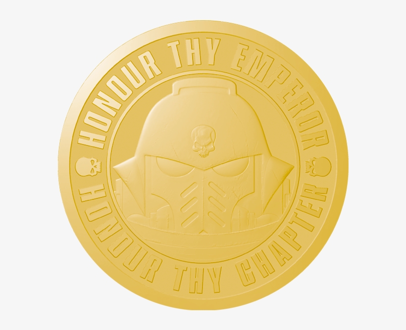 Nottingham Space Marine Honour Thy Emperor - Coin - 640x586 PNG ...
