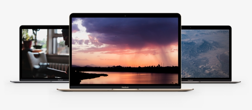 Lucian Amazing Html5 Template - Macbook - 1070x416 PNG Download - PNGkit