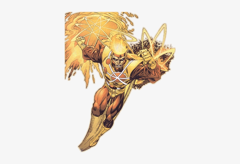 Firestorm - Radioactive Superhero - 380x479 PNG Download - PNGkit