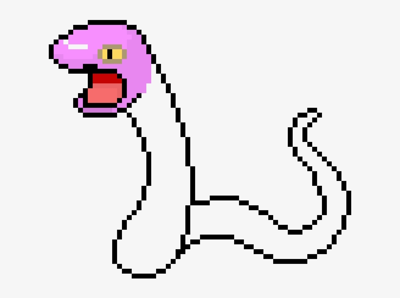 Ekans - Mario Pixel Art Ghost - 720x650 PNG Download - PNGkit