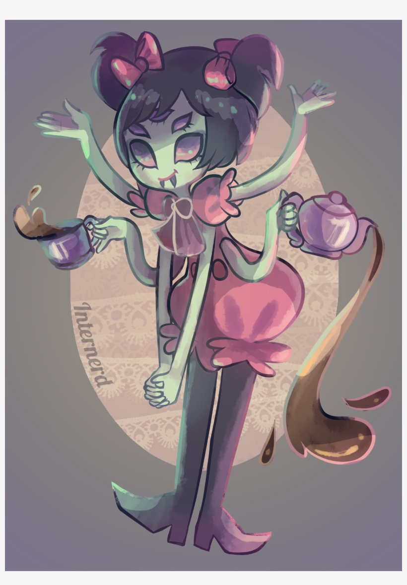 Resized To 39% Of Original - Undertale Miss Muffet's Food - 2164x3006 ...