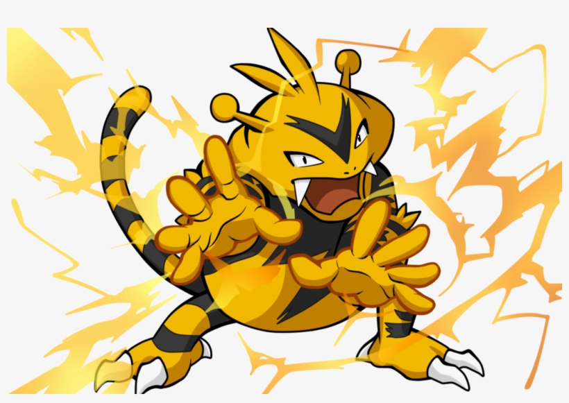 Png - Elektek Pokemon - 1024x676 PNG Download - PNGkit