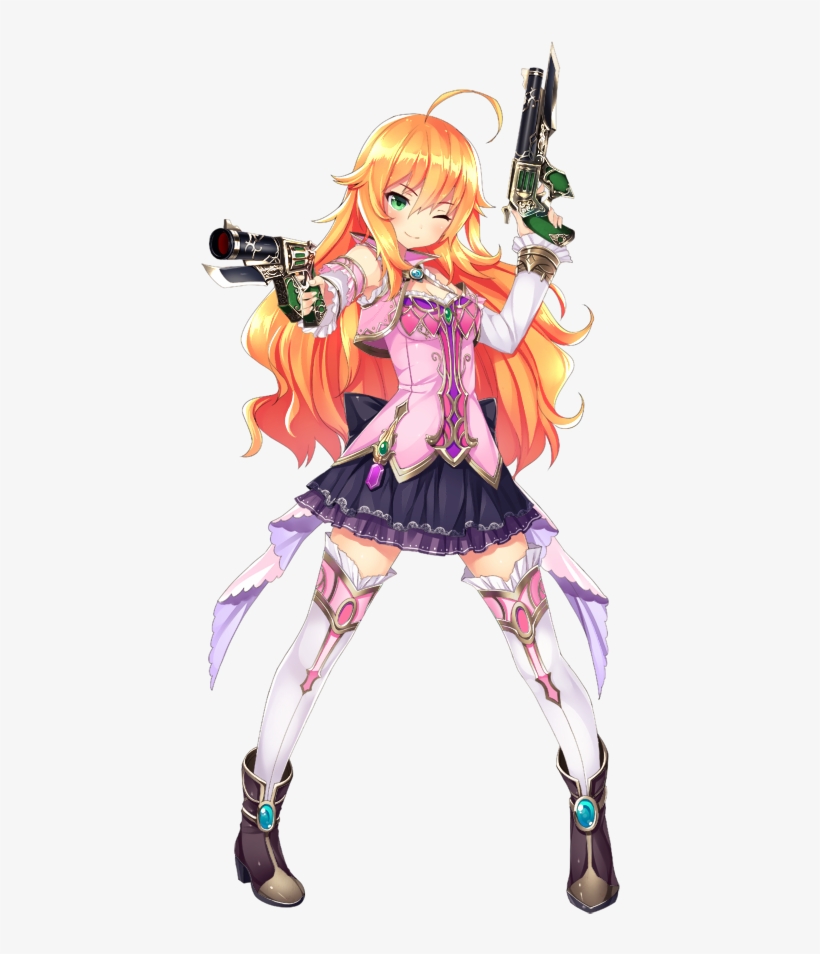 Jpak Gunslinger - Aura Kingdom Gunslinger - 502x900 PNG Download - PNGkit