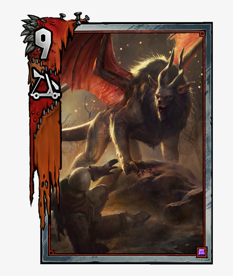Manticore - Gwent Manticore - 775x1048 PNG Download - PNGkit