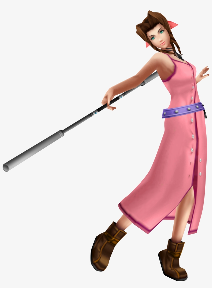 Png - Aerith Dissidia Kingdom Hearts - 1200x1568 PNG Download - PNGkit
