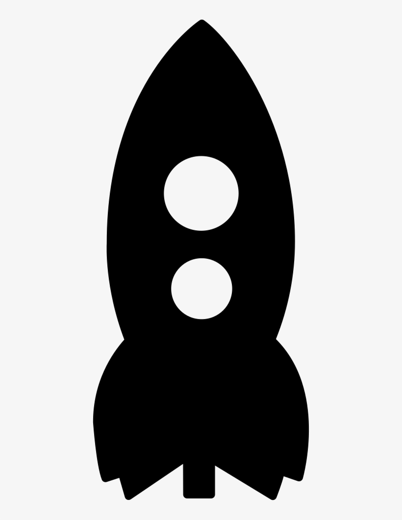 Rocket In Vertical Position Ship For Outer Space Travel - Cartoon ...