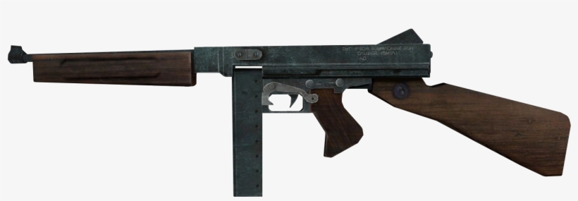 [ Img] - Call Of Duty 2 Thompson - 1326x410 PNG Download - PNGkit
