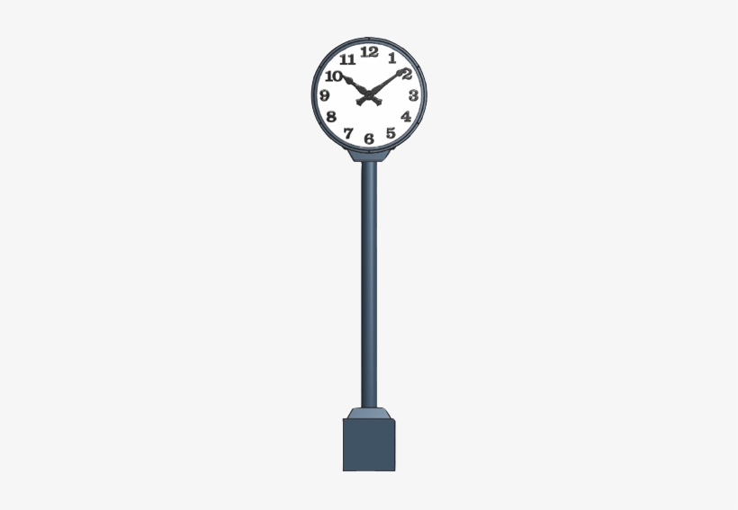 Concourse Street Clock - Street Clock - 500x500 PNG Download - PNGkit