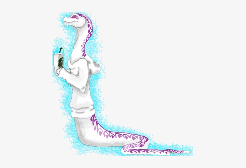 Pythor X Starbucks - Illustration - 469x479 PNG Download - PNGkit