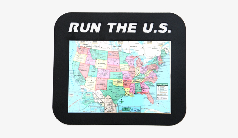 Run The U - Universal Map U.s. Primary Map Type: Mounted - 1000x400 PNG ...