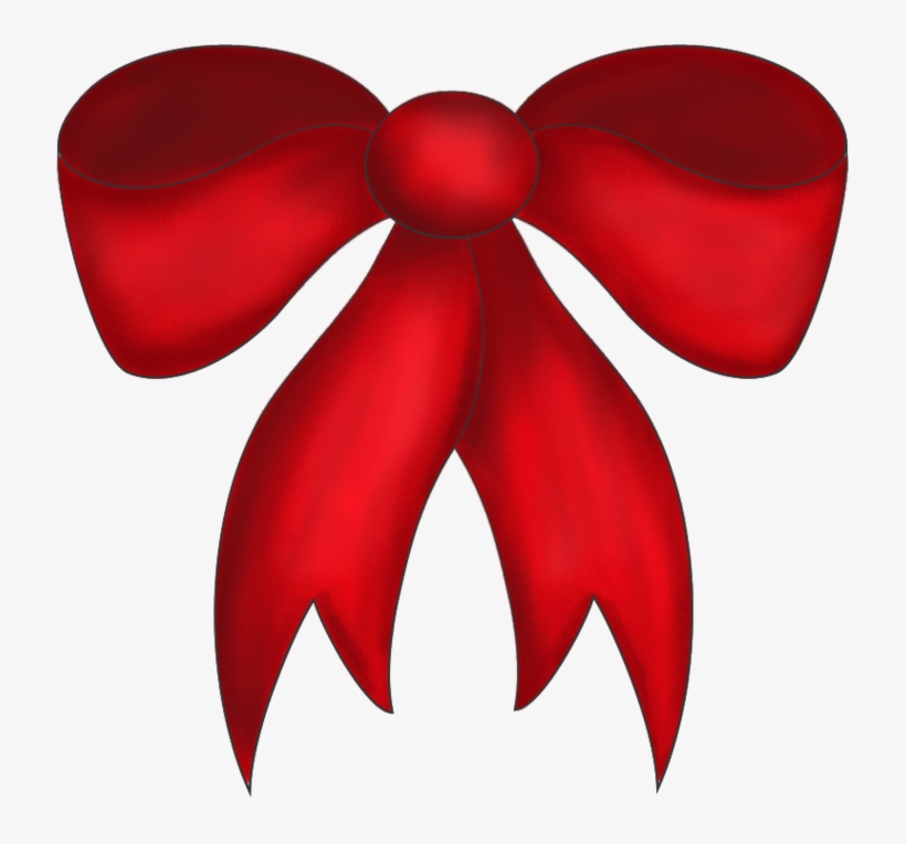 Christmas Ribbon Clipart Clear Background - Christmas Clipart Bow ...