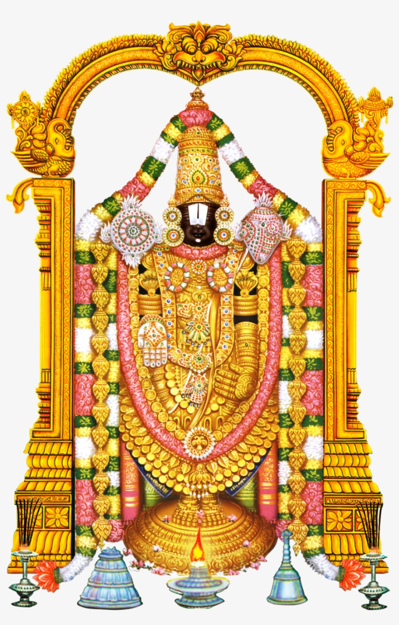 Hindu Temple Vector Graphic Source - Lord Venkateswara Images Png ...