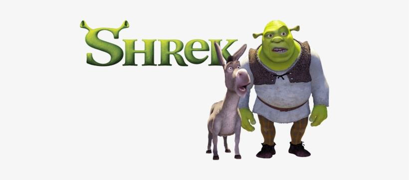 Shrek Movie Image With Logo And Character - Shrek 1 Fanart - 500x281 ...