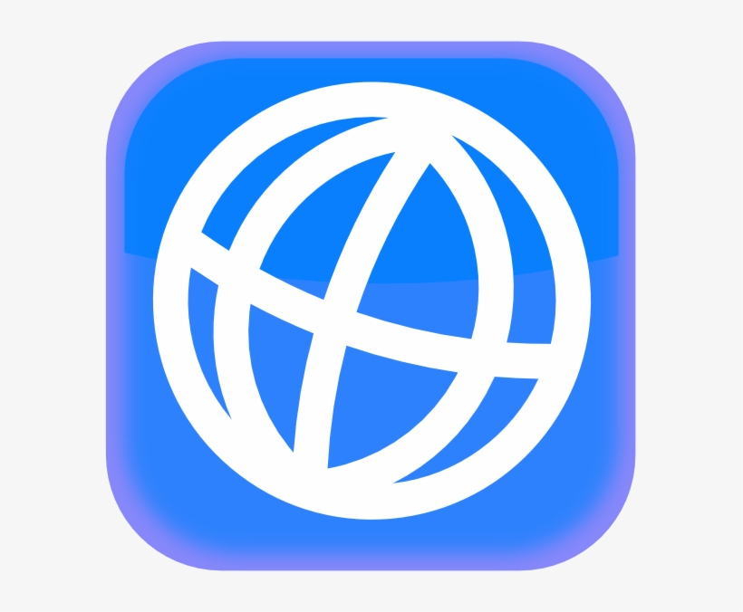 Blue Globe Icon Svg Clip Arts 594 X 596 Px - 594x596 PNG Download - PNGkit