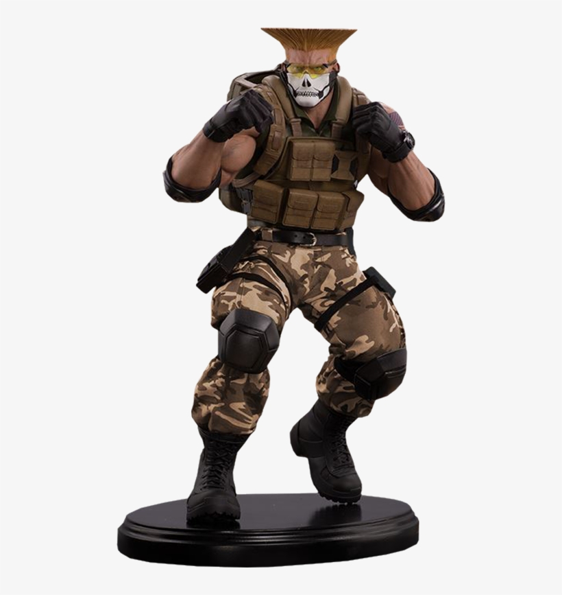 Guile Tactical Statue - Statue - 480x787 PNG Download - PNGkit