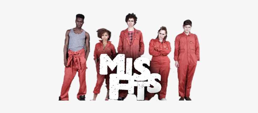 Misfits Tv Show Image With Logo And Character - Misfits - Series 1-4 ...