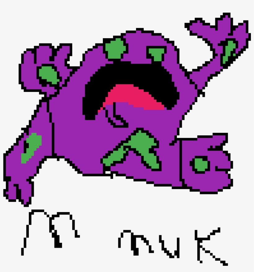 Muk - Pixel Art - 1200x1200 PNG Download - PNGkit